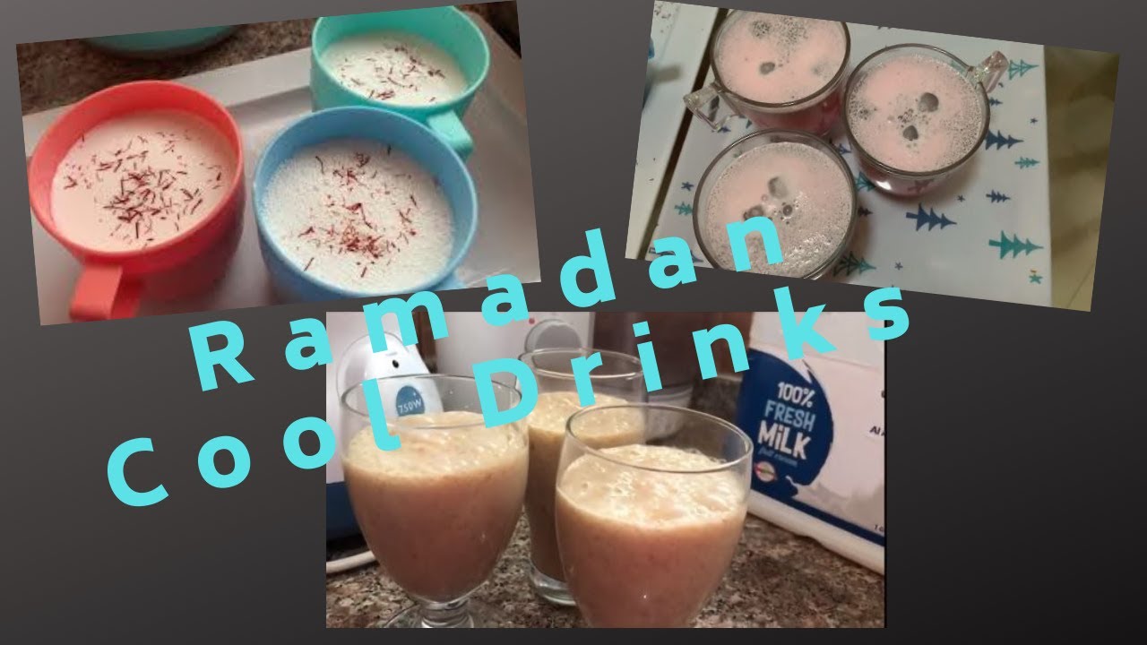 Refreshing Milk Shakes / Ramadan Cool Drinks / aamz world - YouTube