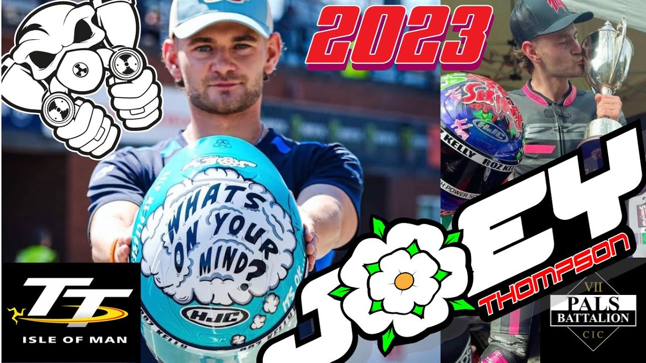 isle of man TT races 2023 Joey Thompson Helmet design & Paint - YouTube