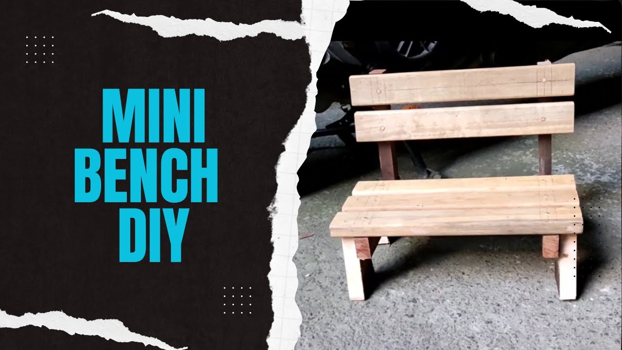 DIY Mini Bench - YouTube