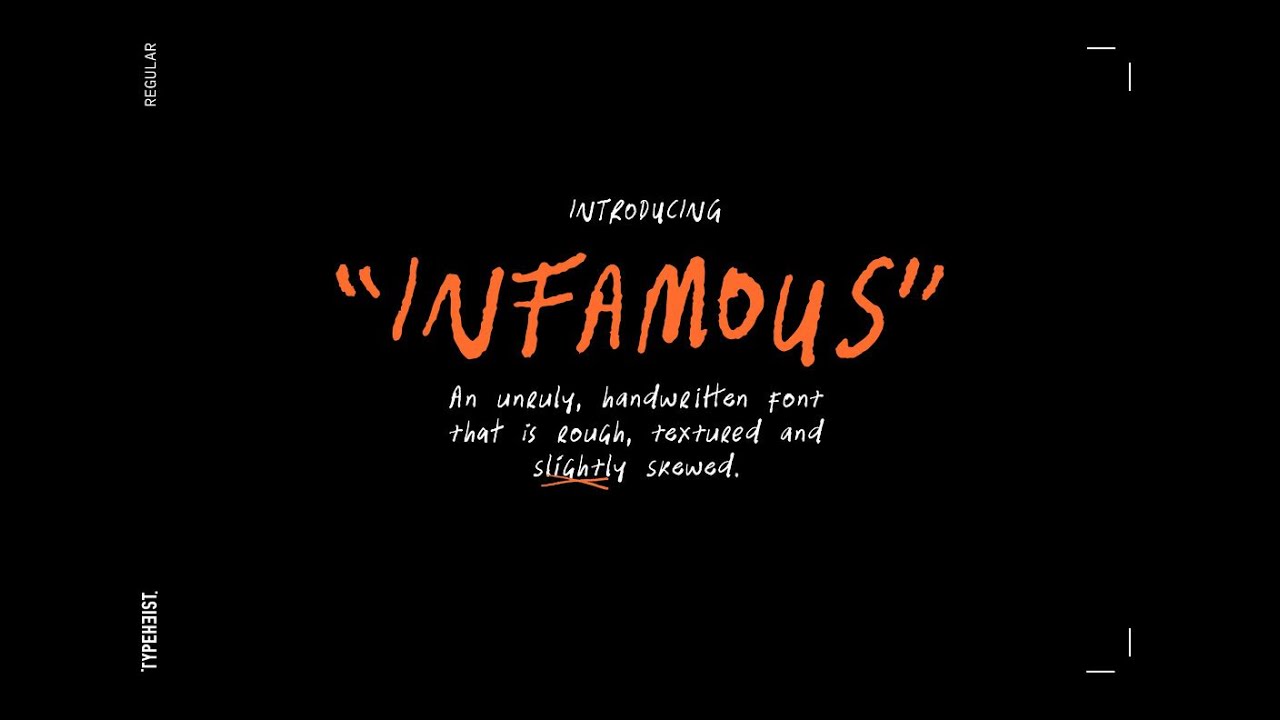 Download Infamous Font - YouTube