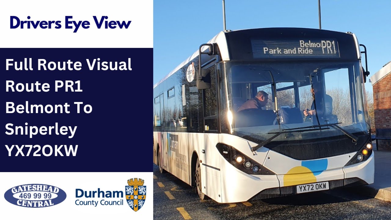 DEV: FULL ROUTE VISUAL | Durham Park and Ride Bus Route PR1 - Belmont ...