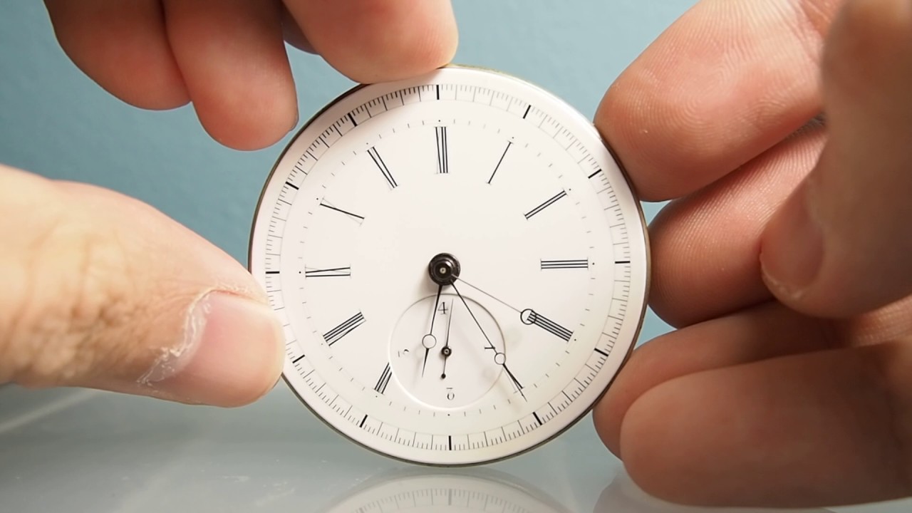 1/4 Jump Seconds Pocket Watch Movement - YouTube