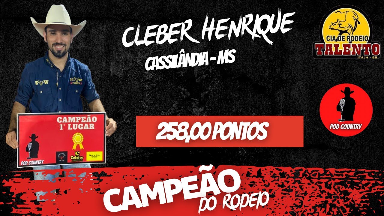 FINAL DO RODEIO EM TOUROS - 1 ETAPA CIA TALENTO - #4 PODCOUNTRY - YouTube