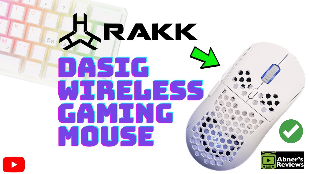 RAKK Dasig Wireless Gaming Mouse Unboxing and Review - YouTube