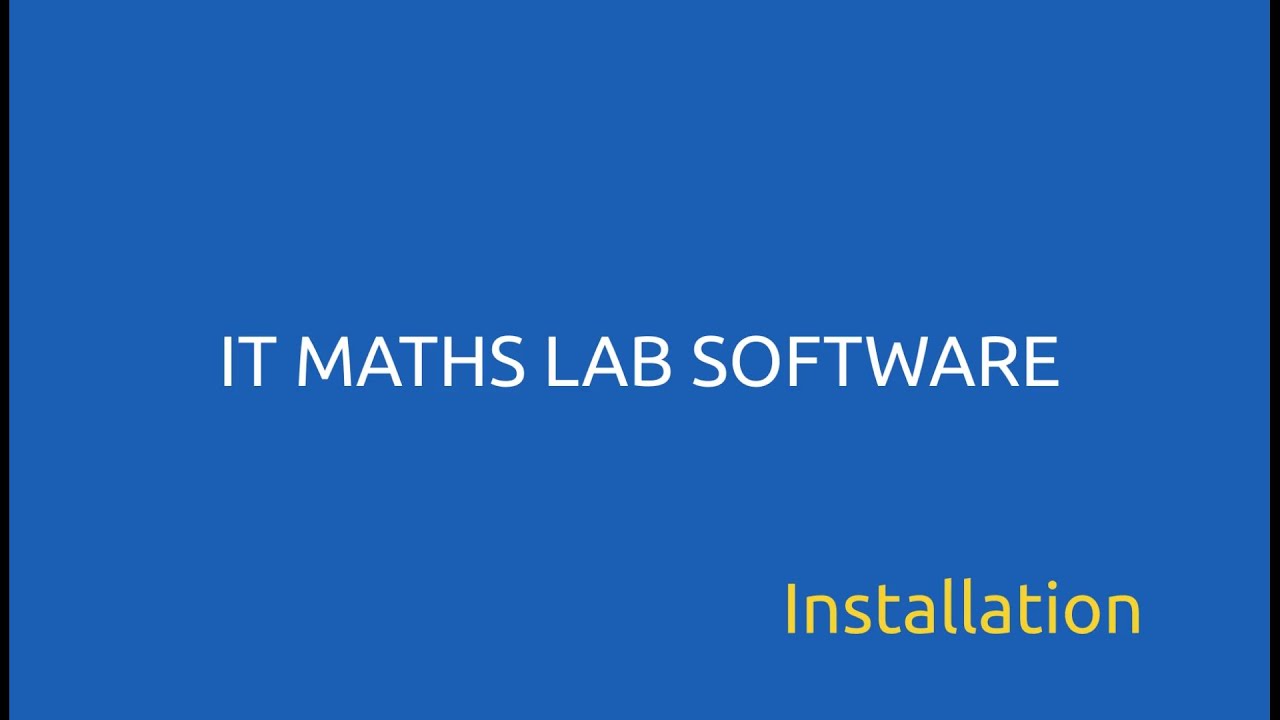 SOFTWARE_IT Maths Lab_"What teachers should KNOW" - YouTube