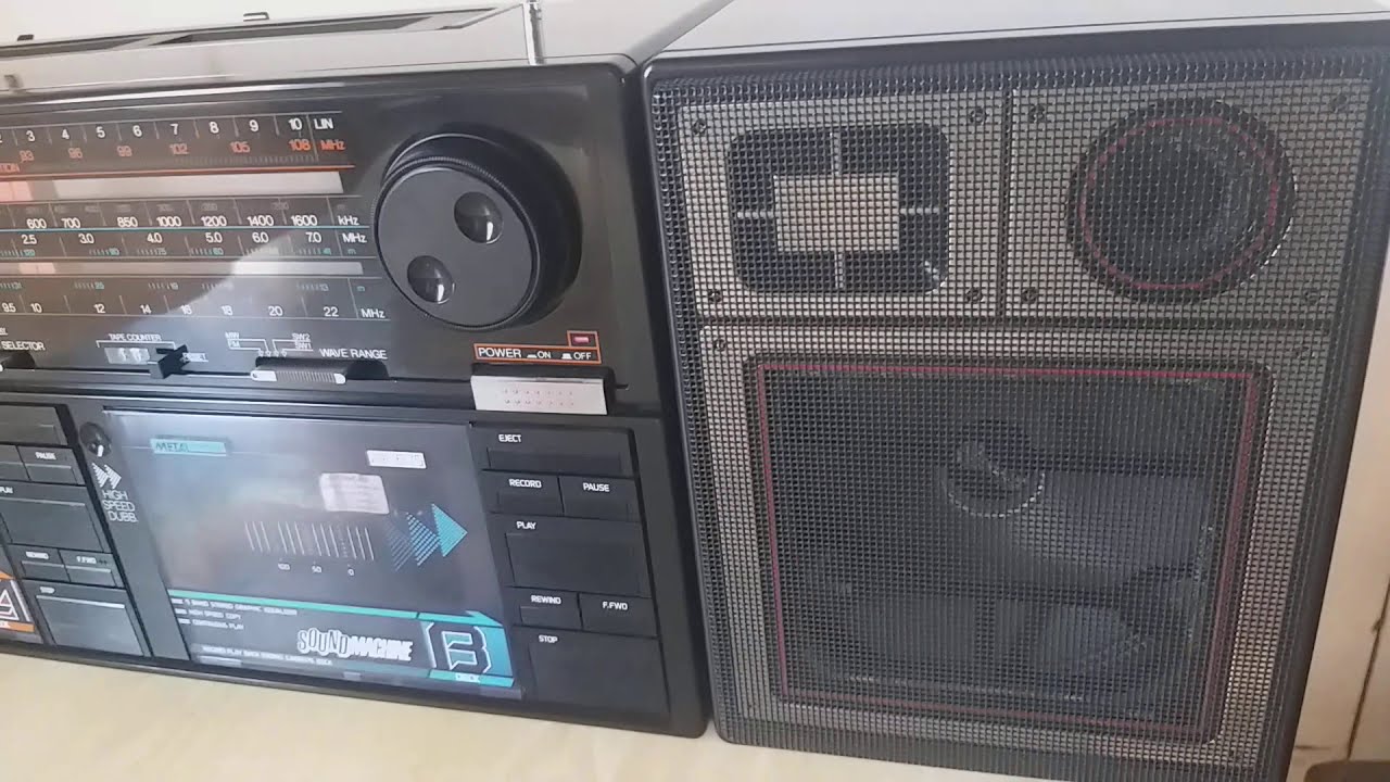 Micro System Philips Sound Machine clássico dos anos 80 - YouTube