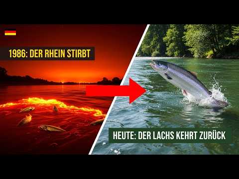 1986 färbte sich der Rhein blutrot und alles starb — doch genau das rettete Europas größten Lachsflu