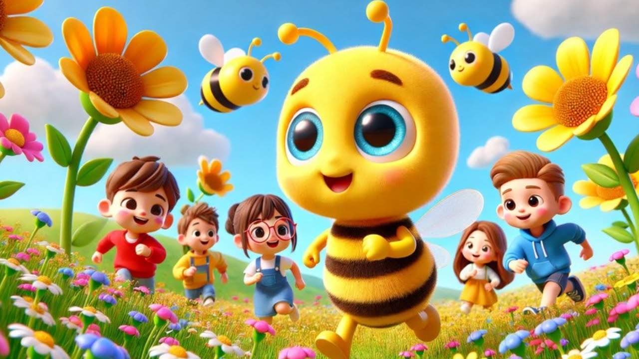 The Happy Little Bee🐝🎵 | Nursery Rhyme and Kids Song 🎶 - YouTube