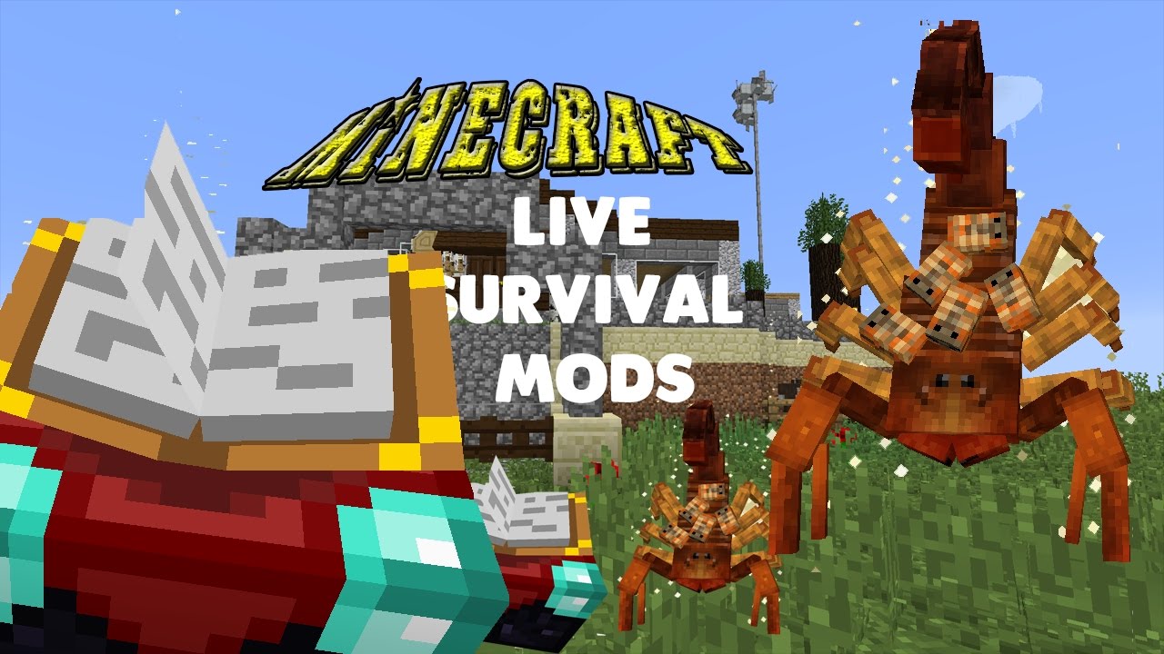 SURVIVAL MODS[Minecraft 1.10.2] LIVE?! - YouTube