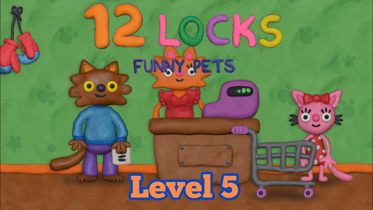 12 Locks Funny Pets - Level 3: Opening The Treasure Solution • Game Solver