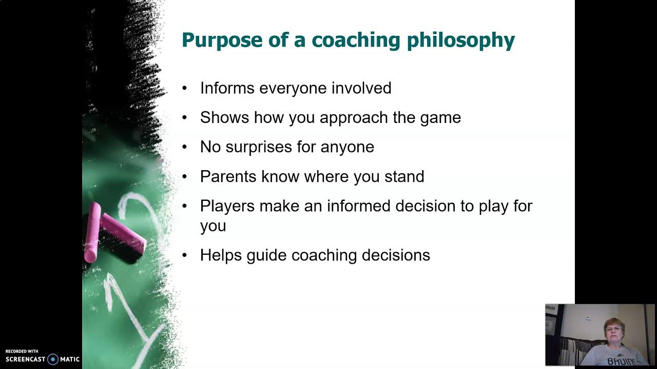 Philosophy of coaching - YouTube