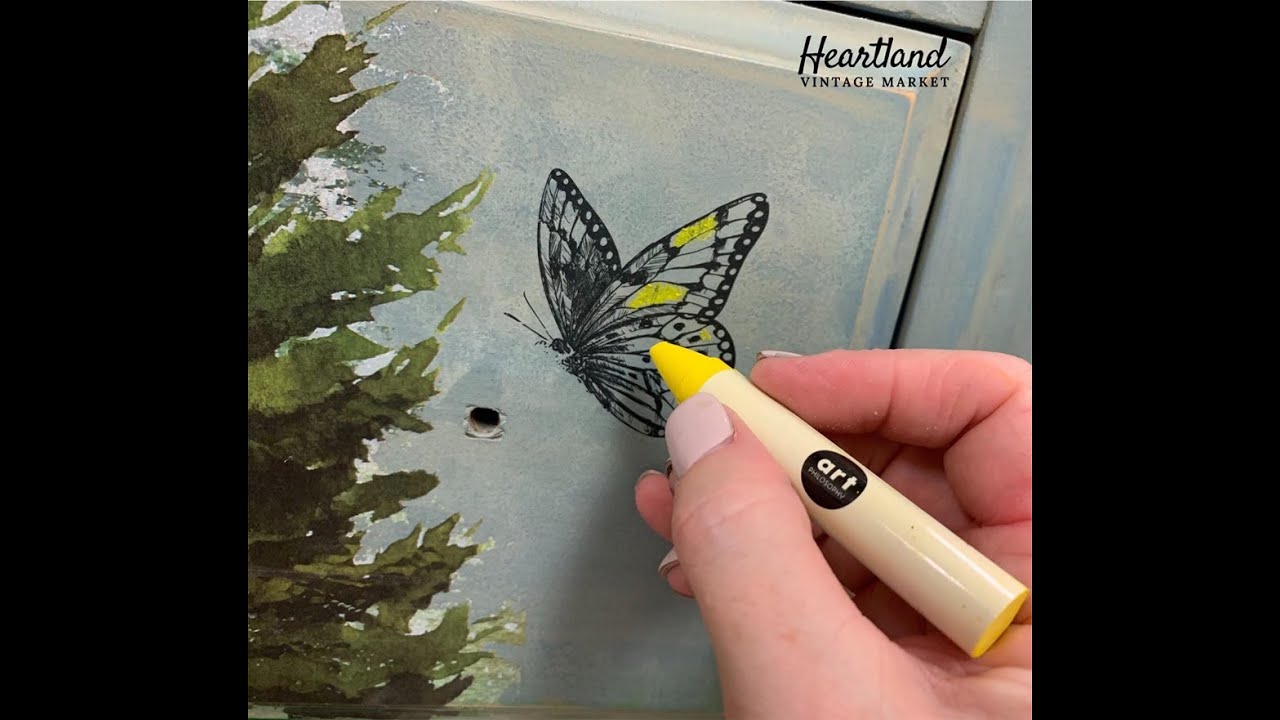 Add Color to Transfers with Oil Pastels - YouTube