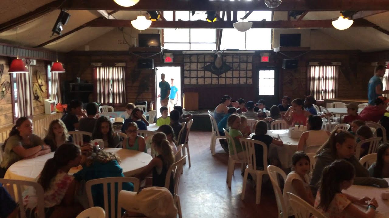2015 Sleepaway Week Day 2 - Dining Hall Fun - YouTube