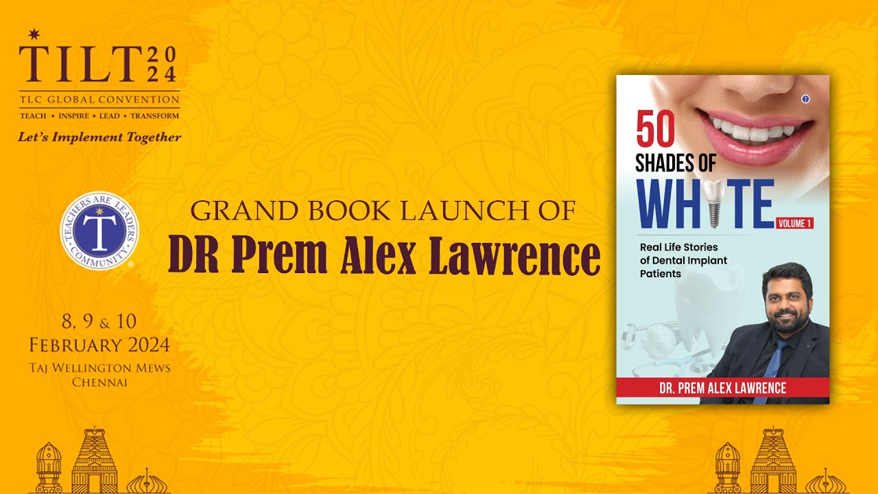 Grand Book launch of DR Prem Alex Lawrence in TILT 2024 - YouTube