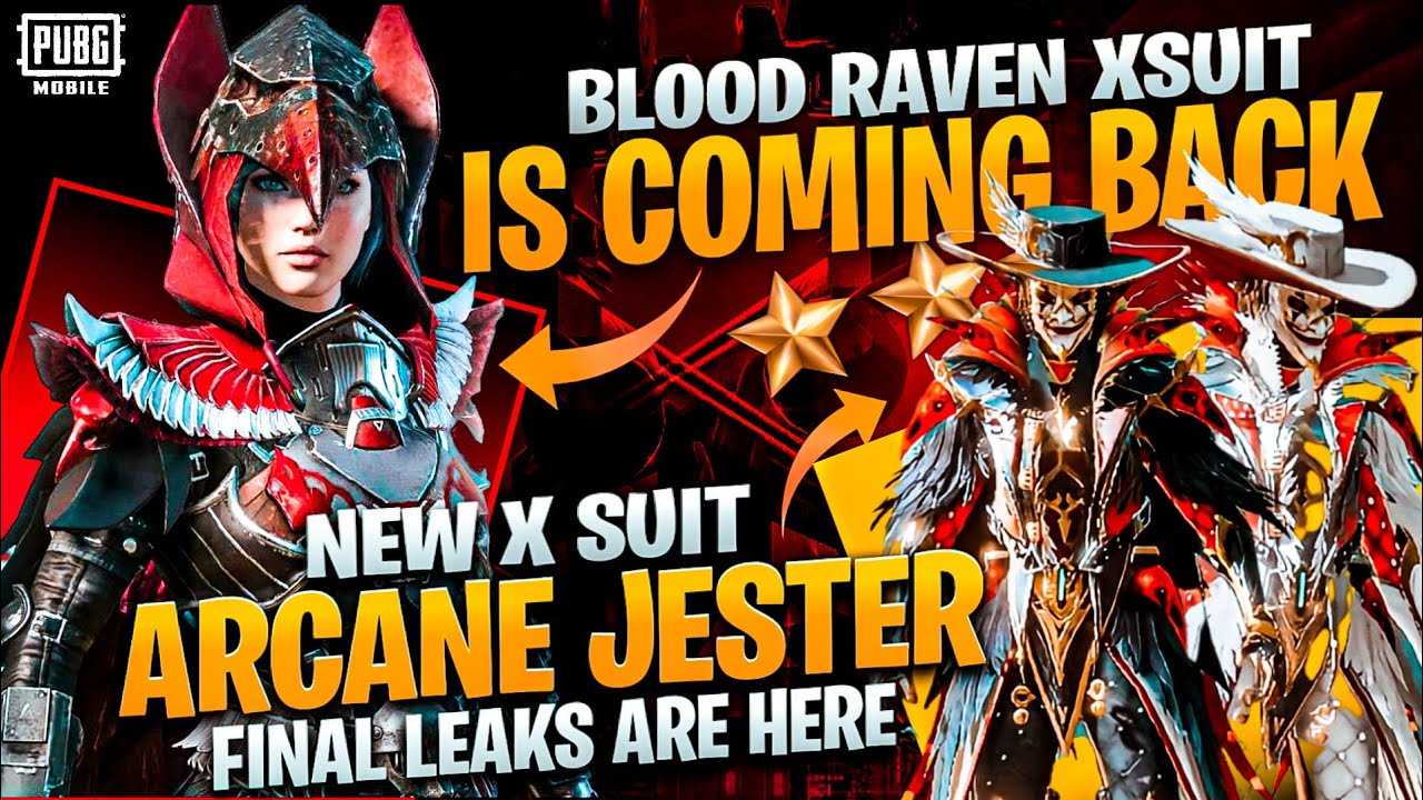 Blood Raven X-Suit Coming Back 😍 | New X-Suit Arcane Jester Final 1 To ...