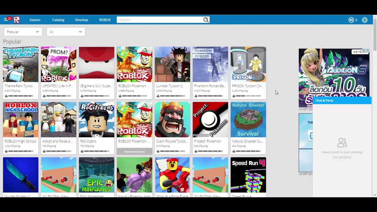 Roblox Thailand : เว็ปล่มเซิฟล่ม?!?Ep.1 - YouTube