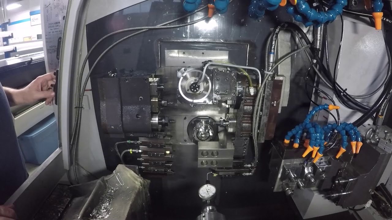 Tsugami 32 swissturn setup part 1 - YouTube