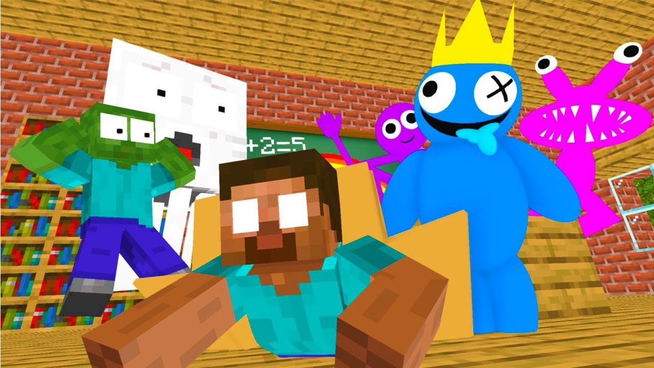 Monster School : Rainbow Friends Challenge - Minecraft Animation - YouTube