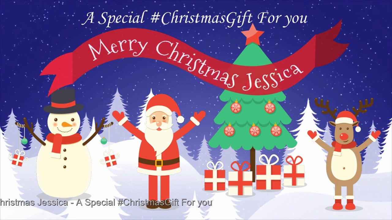 Merry Christmas Jessica - A Special #ChristmasGift For you - YouTube