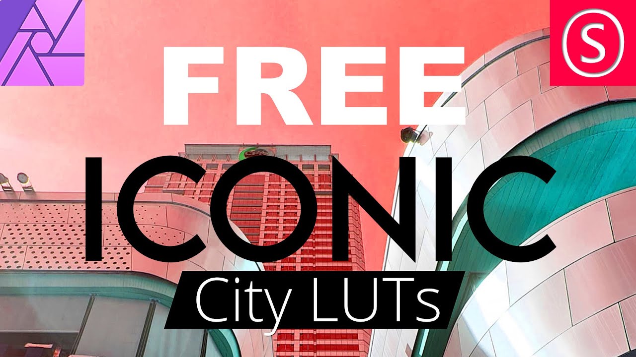 FREE: ICONIC City LUTs - Affinity Photo - YouTube