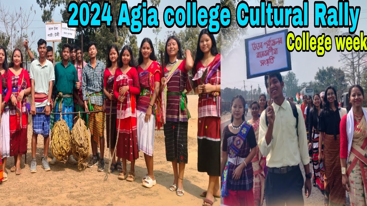 Agia college Cultural Rally || 2024 College week - YouTube