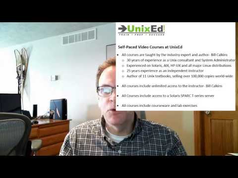 Introduction to the Self-paced Courses at UnixEd - YouTube