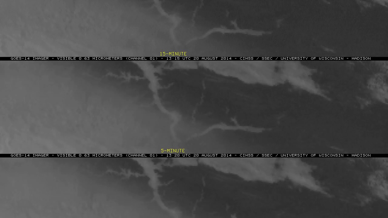 GOES-14 One-Minute Visible Imagery Of River Valley Fog Dissipation On ...