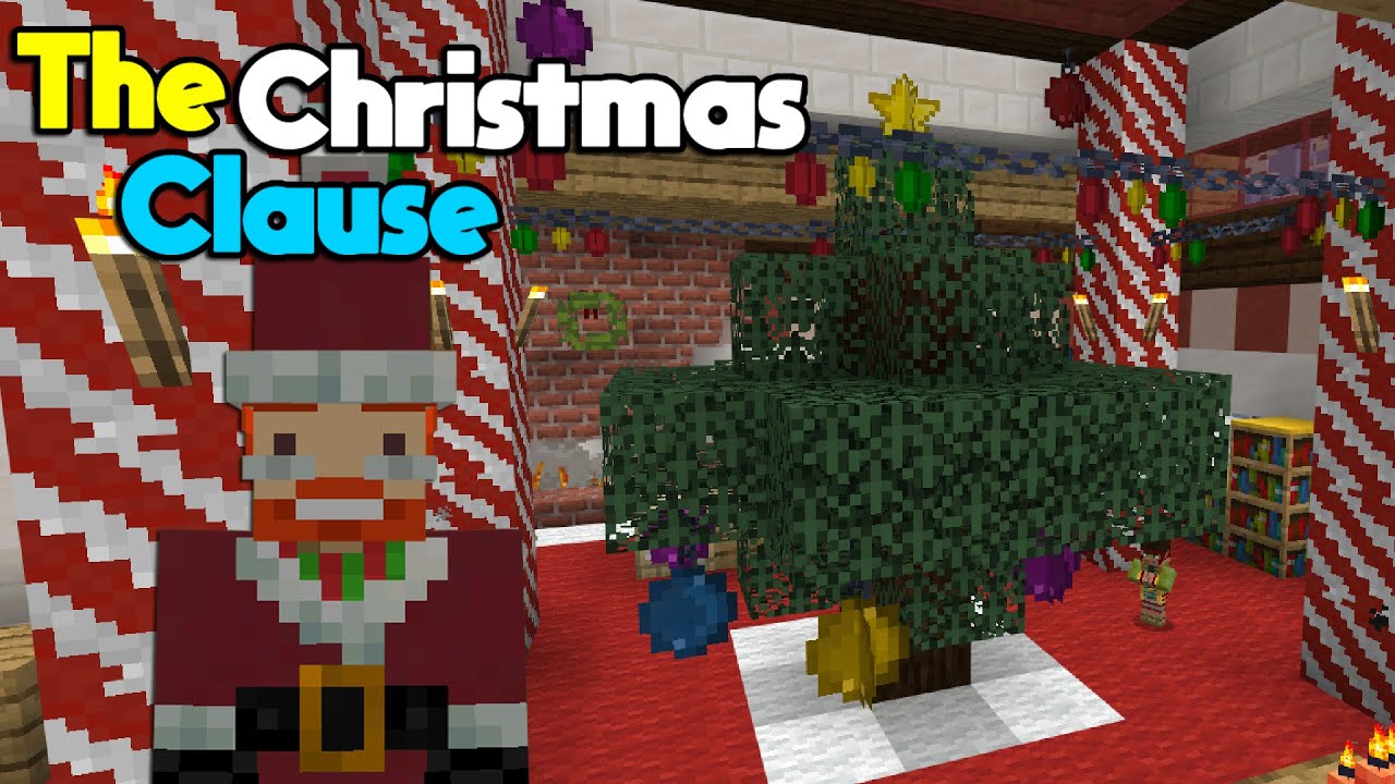 Minecraft Bedrock: Christmas Clause Addon (BECOME SANTA) - YouTube