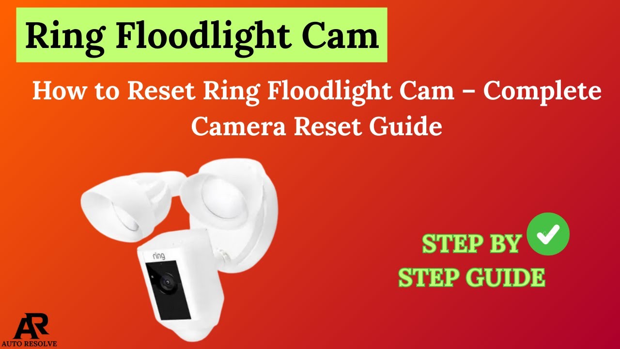 How to Reset Ring Floodlight Cam – Complete Camera Reset Guide - YouTube