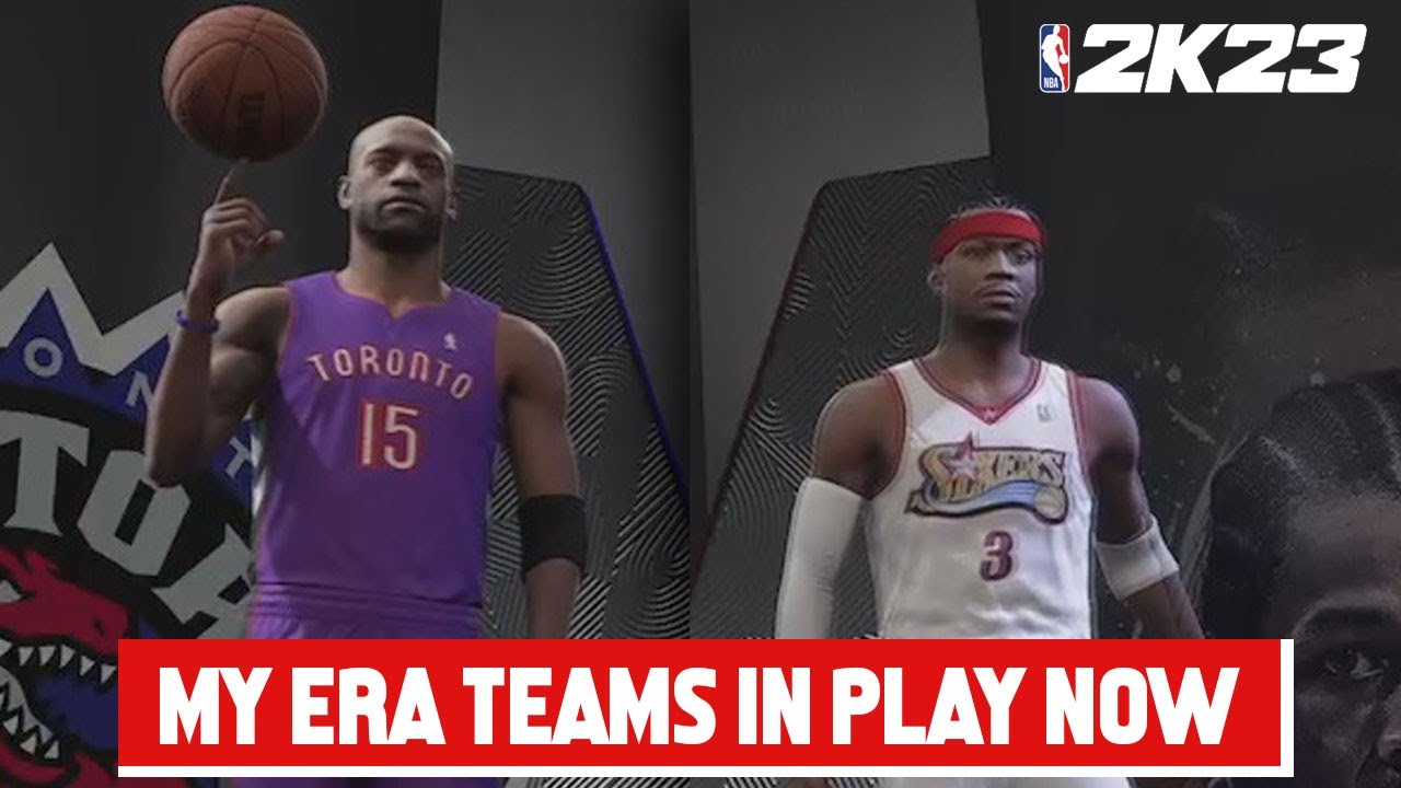Nba 2k23 How To Use Mynba Eras Teams In Play Now Youtube