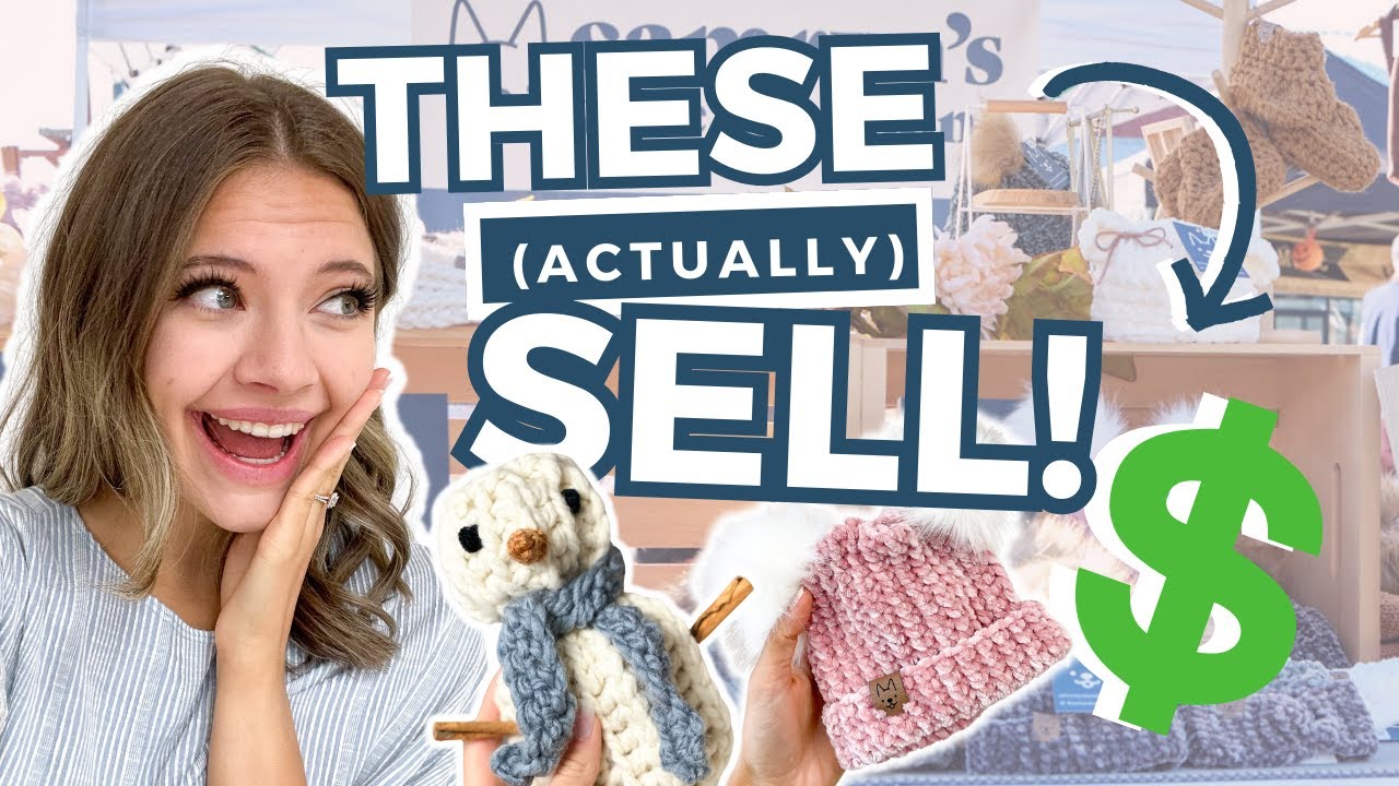 10 Holiday Crochet Projects that sell AMAZING at Winter Craft Shows!🧶 ...