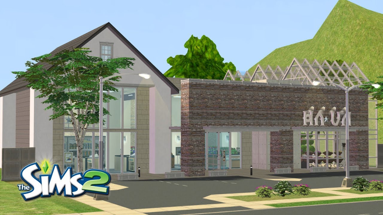 Harvest Mart: The Sims 2 Speed Build - YouTube