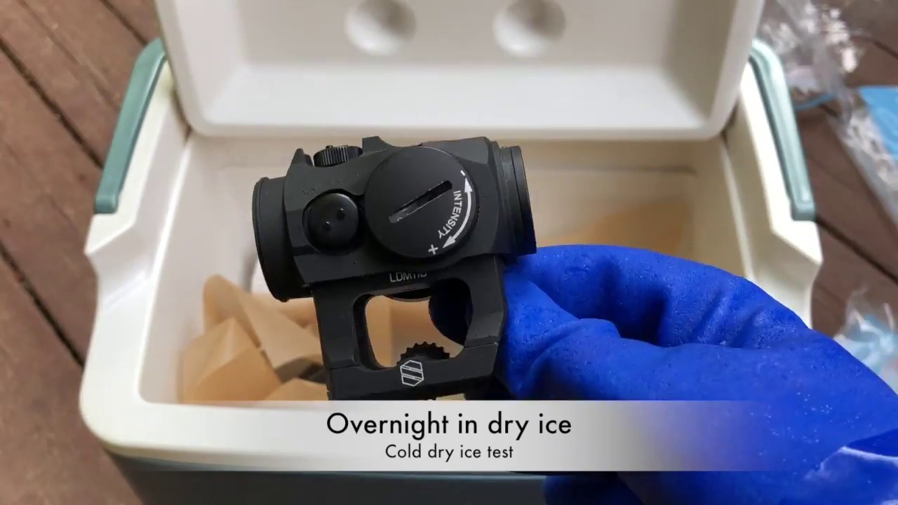 Endurance test - deep freeze red dots - YouTube