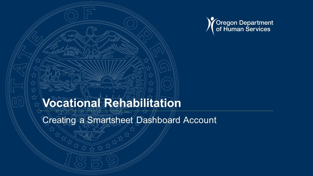 VR Creating a Smartsheet Dashboard Account - YouTube