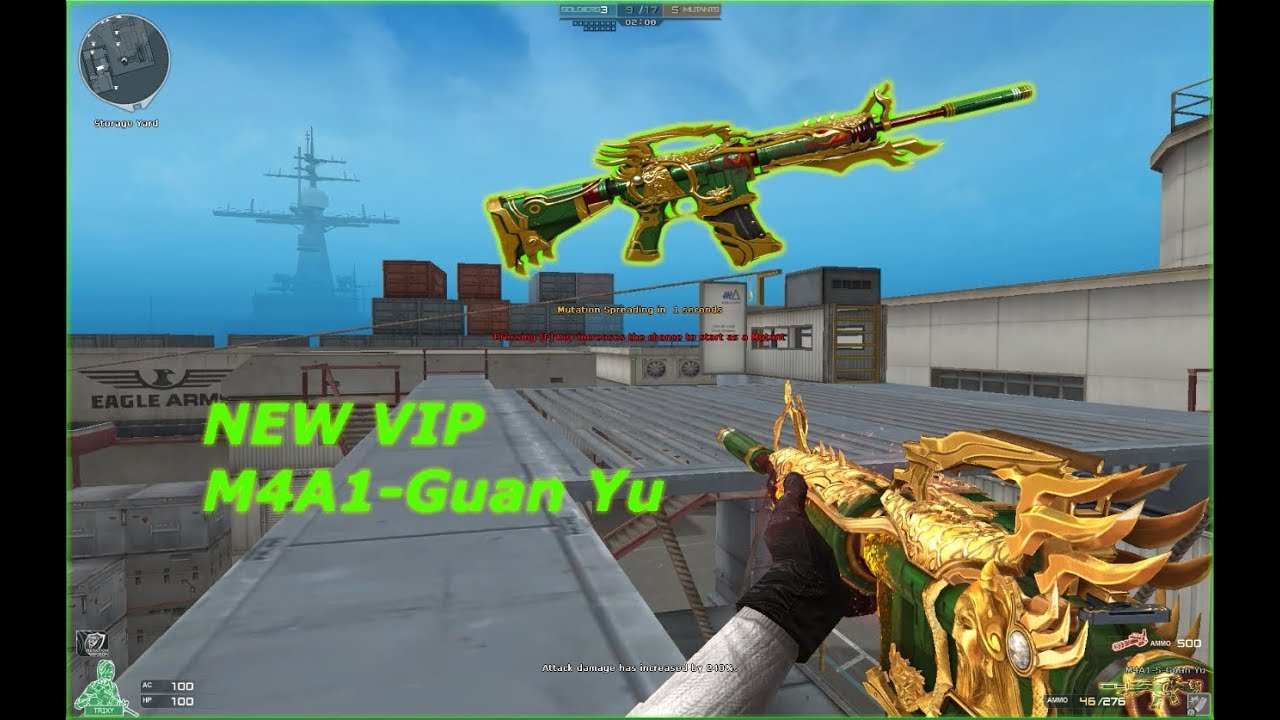 CrossFire NA: M4A1-Guan Yu VIP - YouTube