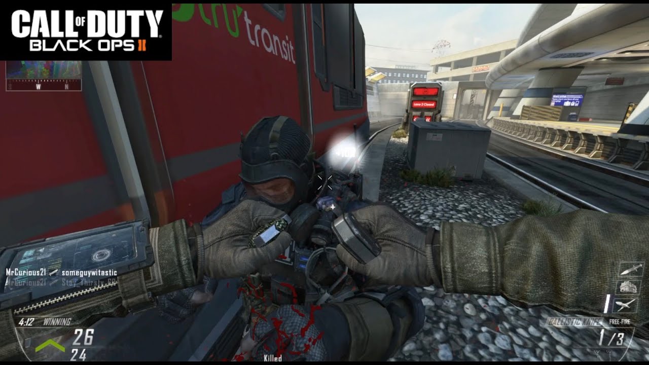 BO2 - Ballistic Knives and Tomahawk Match!!! - YouTube