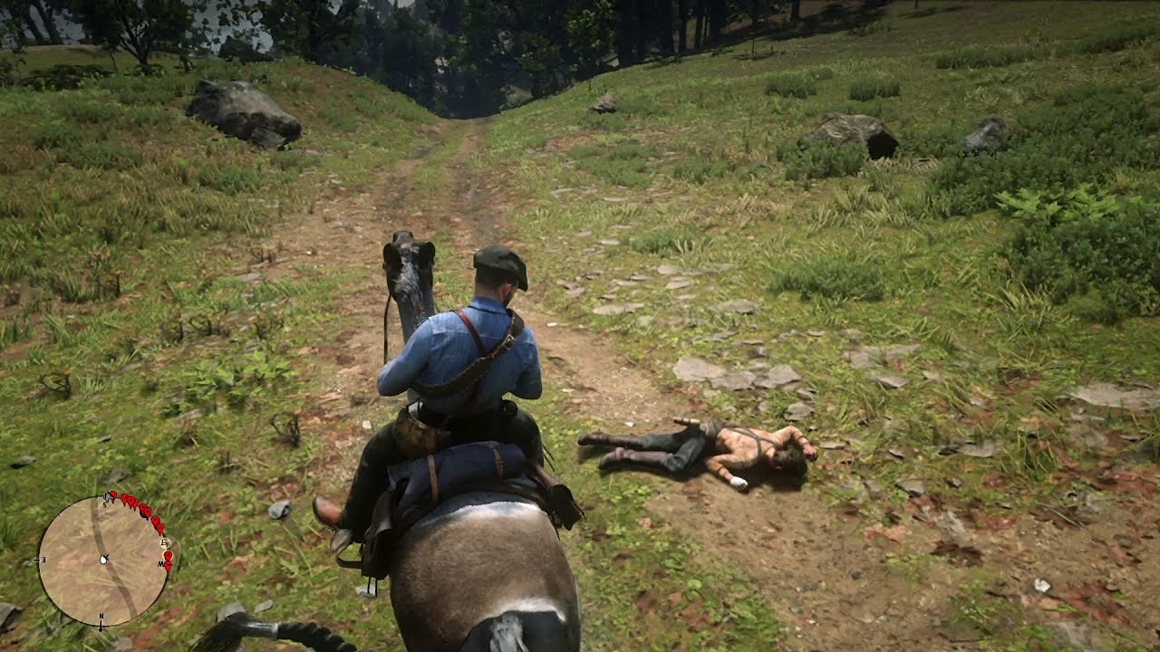 RDR - The case when the NPC is simply impossible to save - YouTube