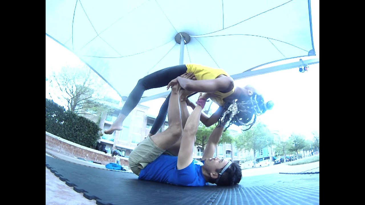 Handstand Walkover to Back Bird Mount - AcroYoga Tutorial - YouTube