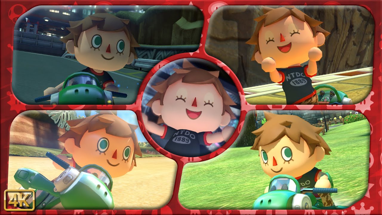 Mario Kart 8 Deluxe ⁴ᴷ Full Playthrough (200cc, All 12 Cups) Villager ...