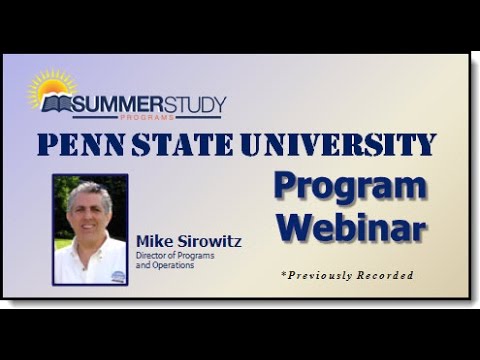 Summer Study at Penn State: Explore Our Pre-College Summer Study ...