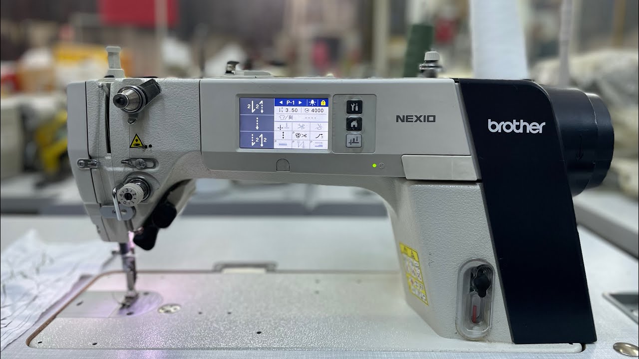BROTHER 7300A NEXIO Full otomatik Düz Dikiş Makinası - YouTube