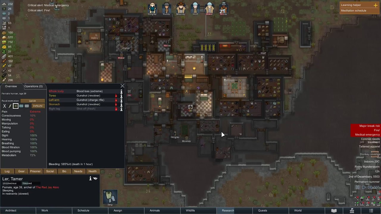 Rimworld Randy Random Royalty - Recovery Phase - YouTube