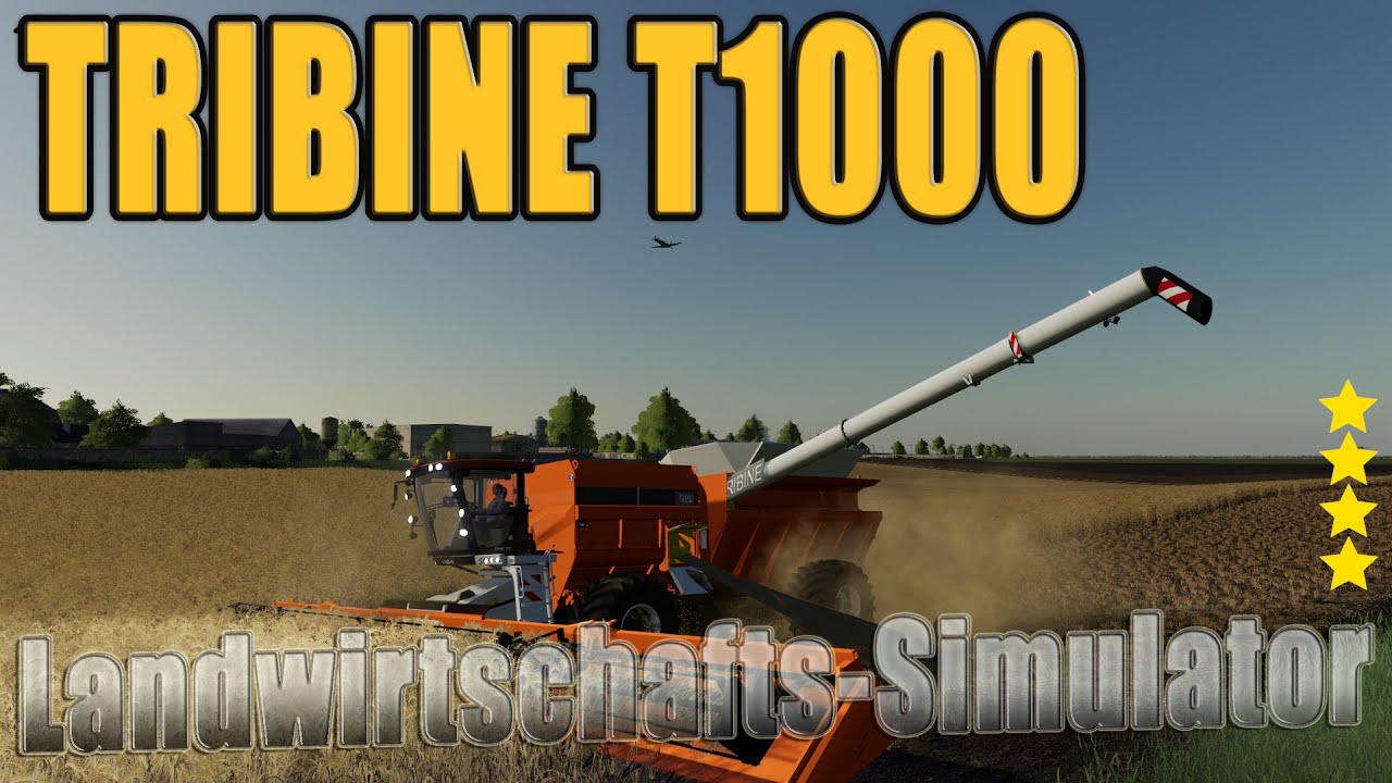LS19 Modvorstellung Landwirtschafts-Simulator :TRIBINE T1000 V1.0.0.0 ...