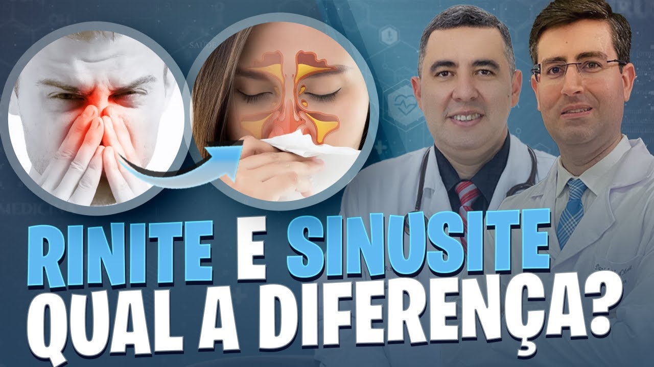 Qual a diferença da RINITE e SINUSITE? Rinite pode virar Sinusite ...