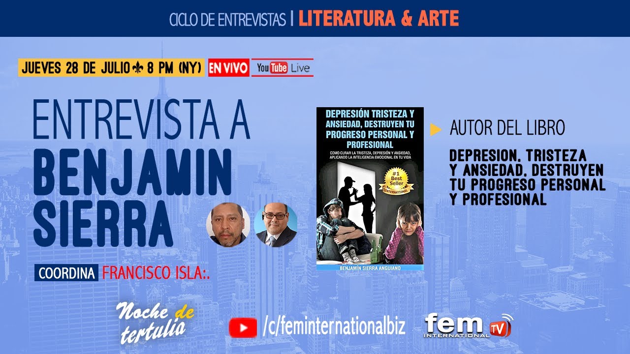 Entrevista a Benjamin Sierra para noche de Tertulia - YouTube