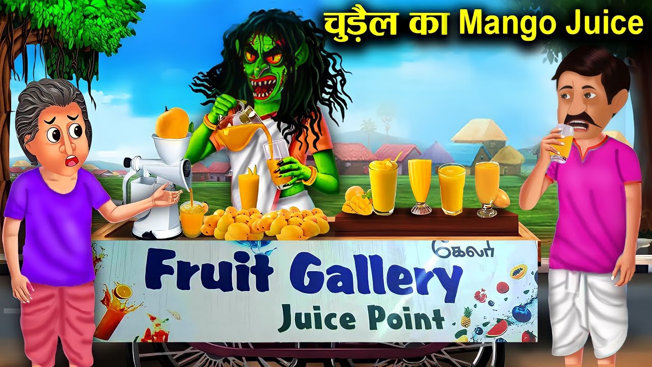 चुड़ैल का Mango Juice Business l which cartoon story l chacha Universe ...