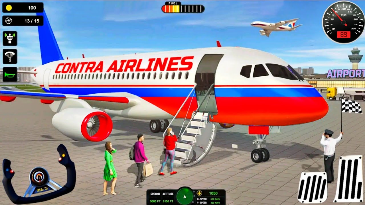 Flight Airplane City Pilot Games | Plane Boeing Emergency Landing ...