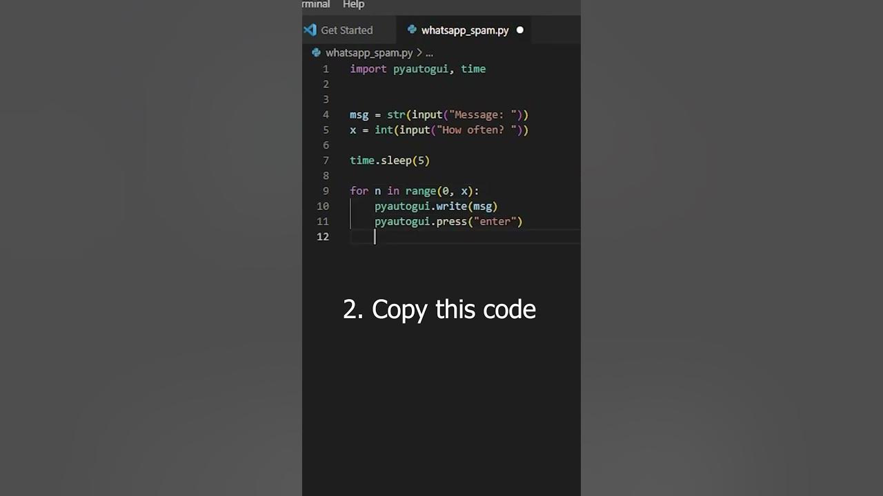 Whatsapp spam bot in 30 seconds - YouTube