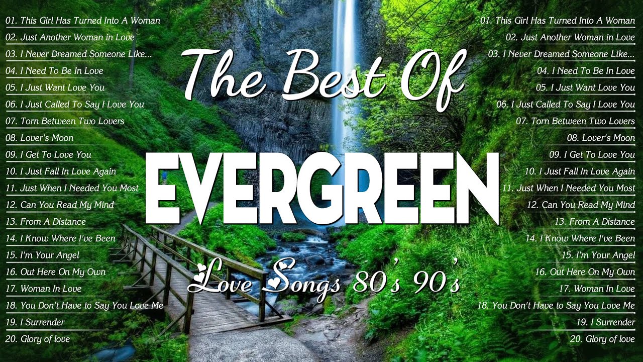 Top 50 Old Evergreen Love Songs Playlist 🎋Greatest Relaxing Mellow ...