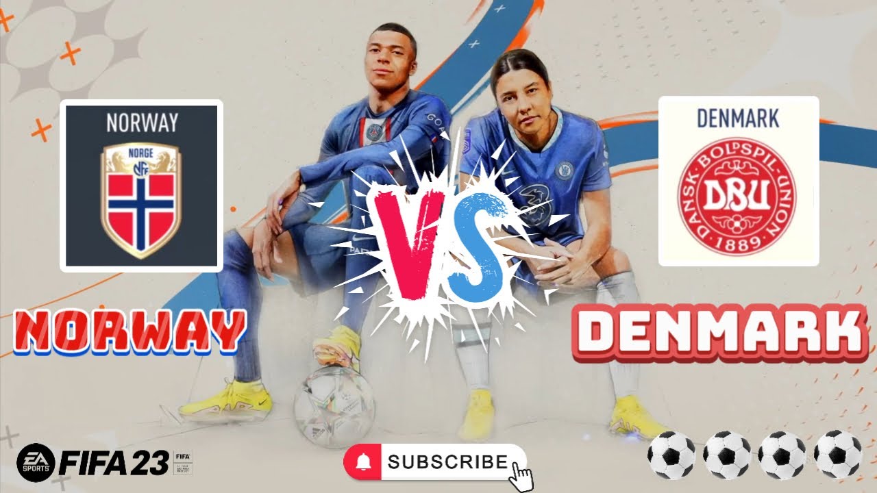 FIFA 2023 Norway VS Denmark - YouTube